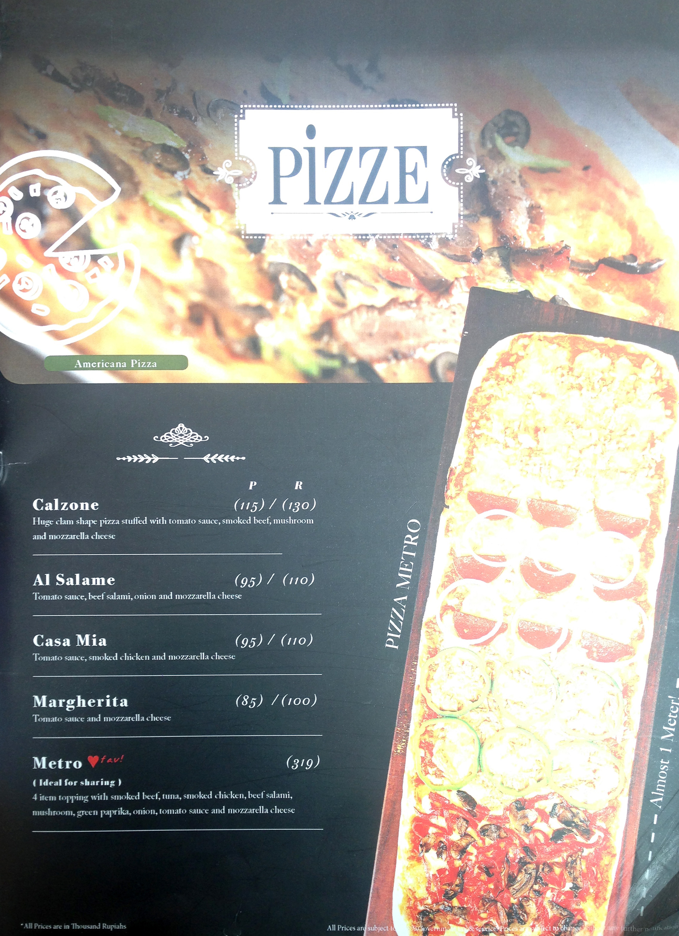 Daftar Menu Pisa Kafe Menteng Jakarta Minat Properti Komersial