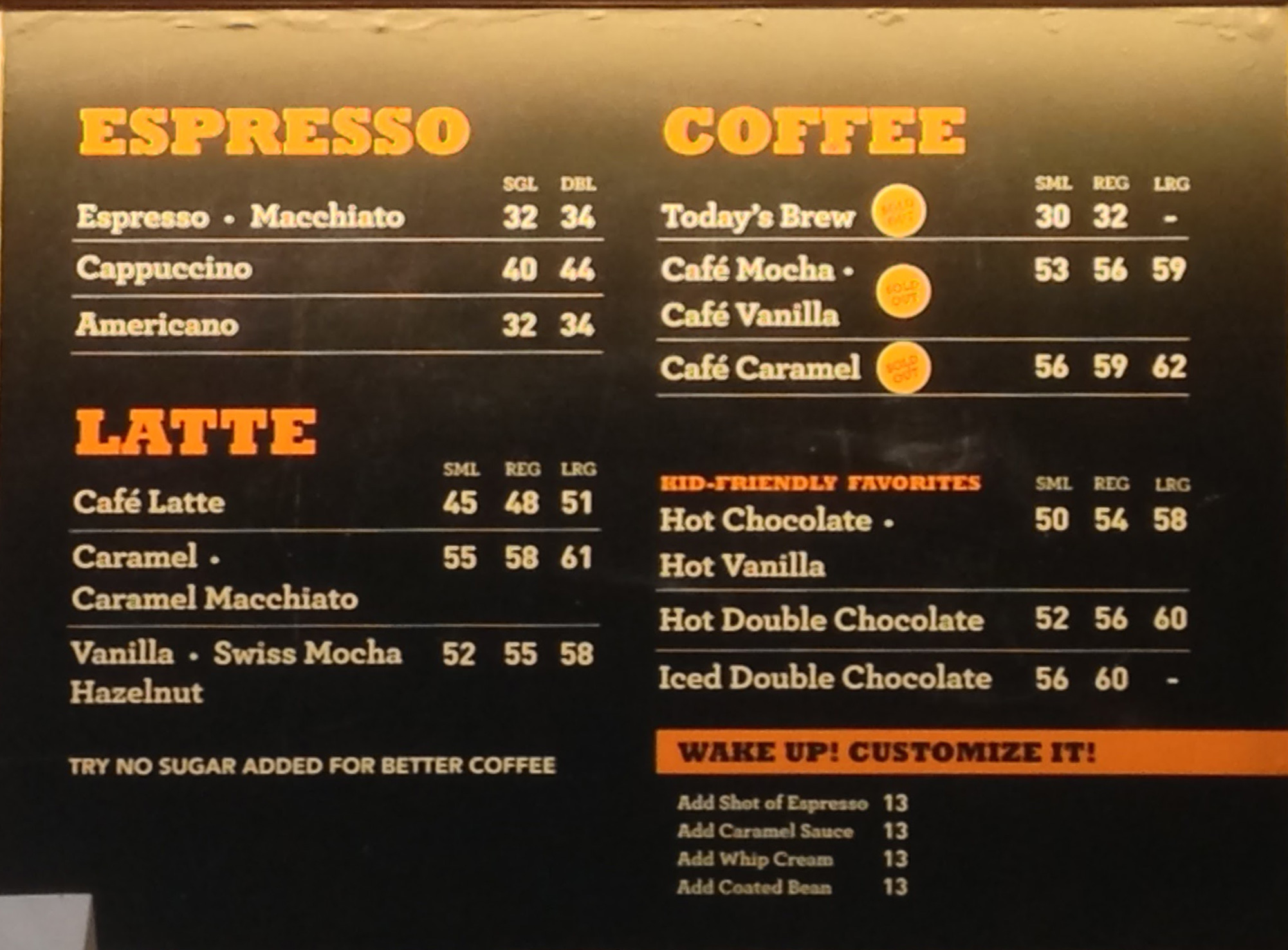 Coffee Bean Menu And Price Malaysia