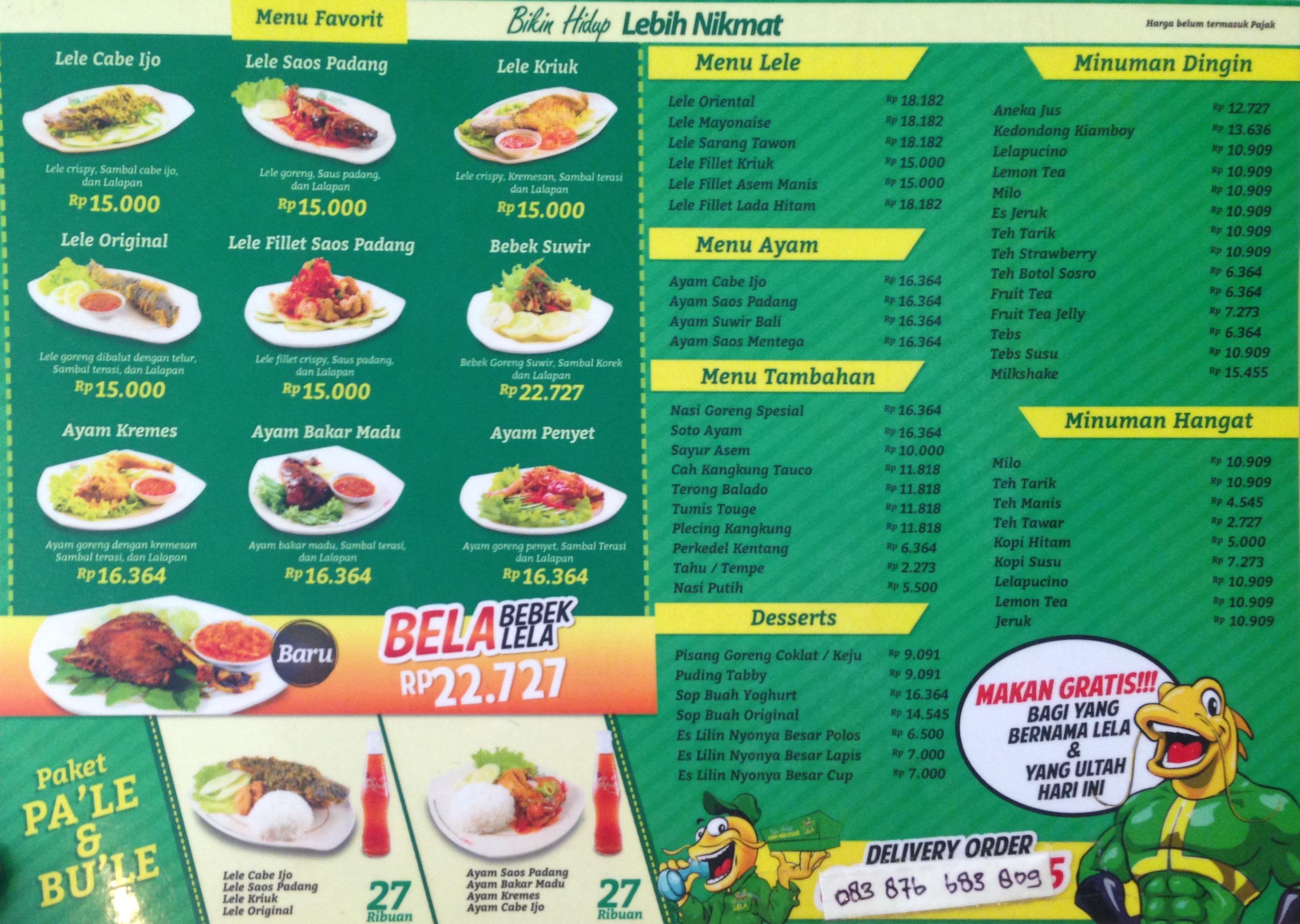 Pecel Lele Lela